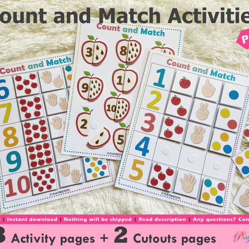 Preschool Learning Binder Printable Toddler Busy Book Quiet - Etsy UK