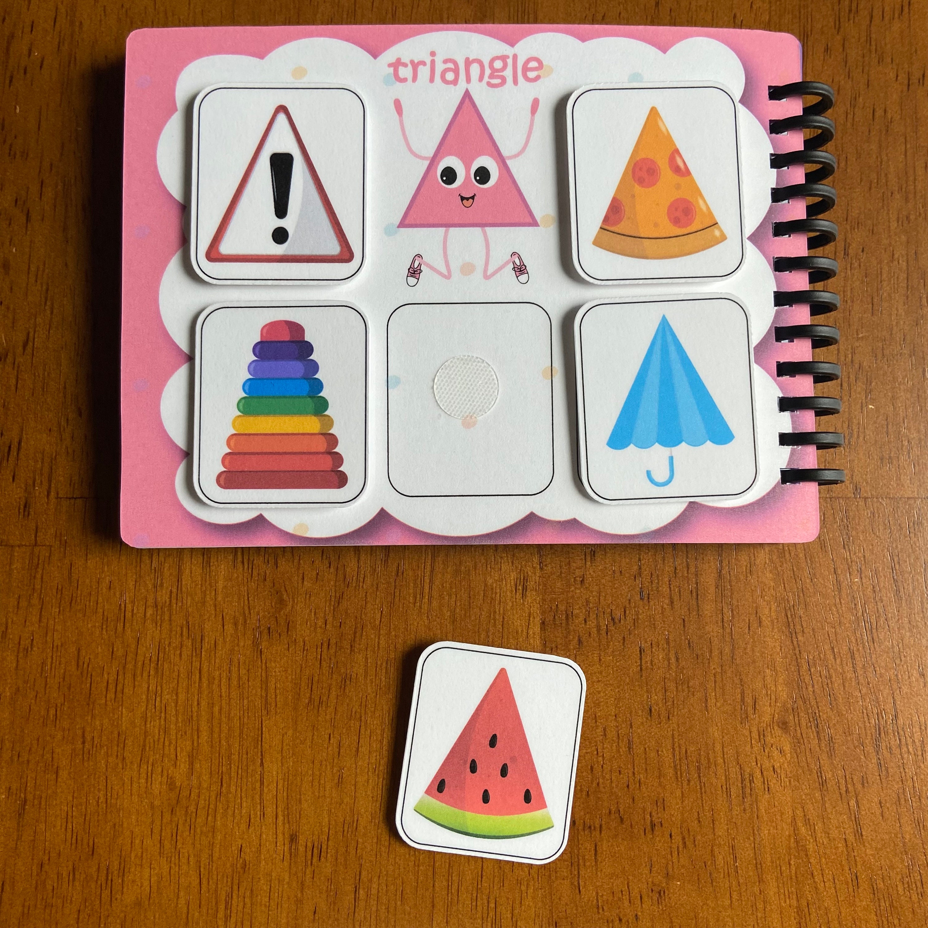 Shapes Busy Book, Mini Book VOL7, Fully Assembled, Learn the Shapes ...