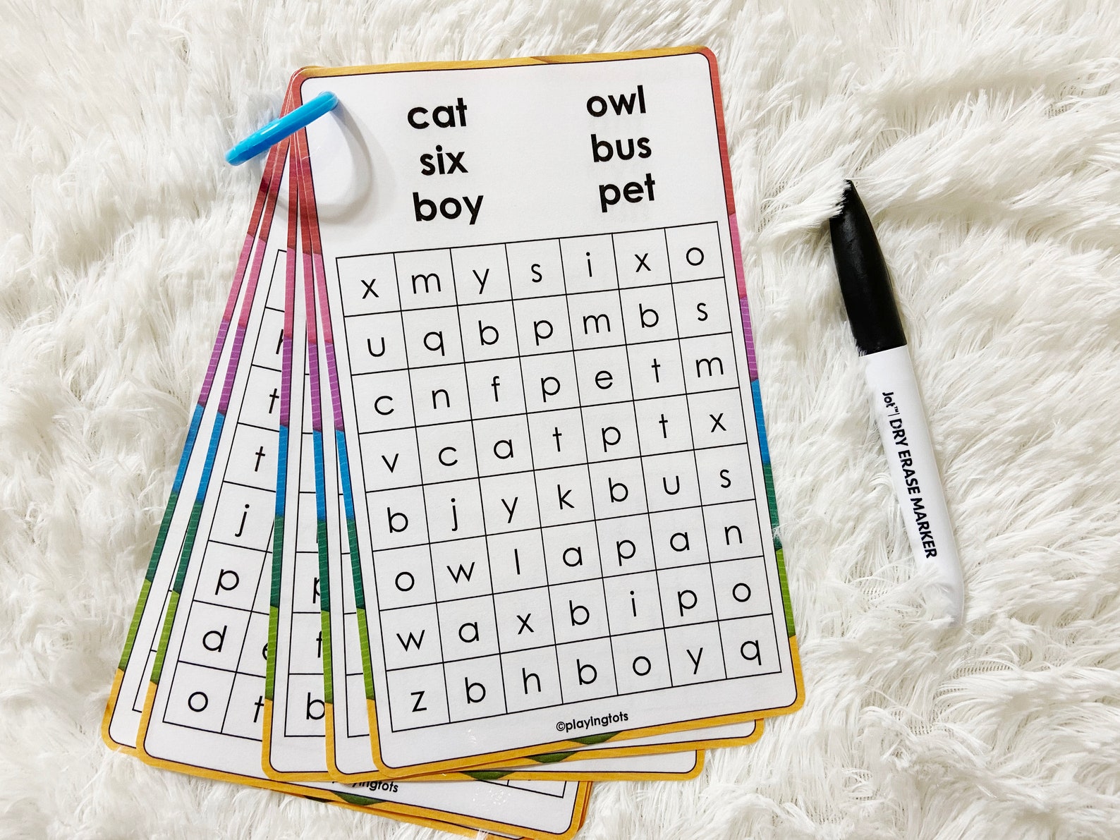 Word Search Activity Printable 3 Letter Words Words Games | Etsy