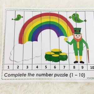 St Patricks Day Busy Book Printable for Toddlers, Quiet Book, Busy ...