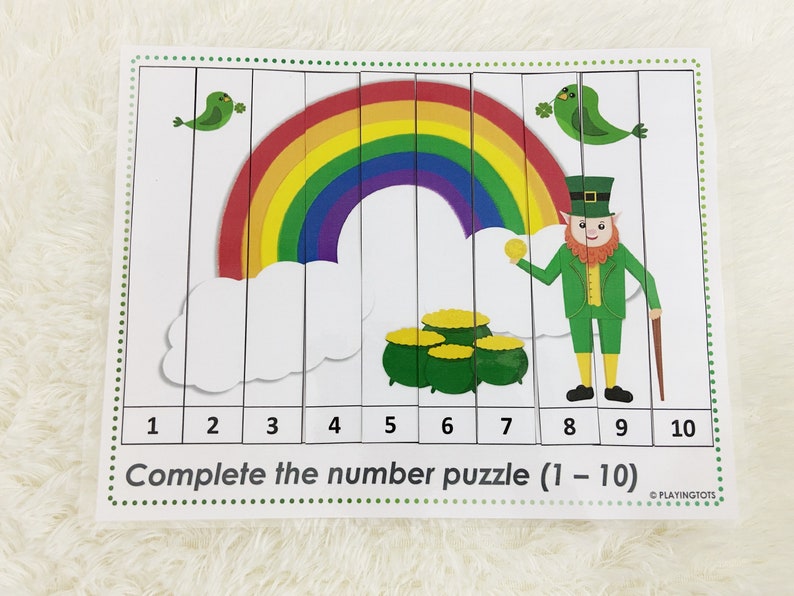 St Patricks Day Busy Book Printable for Toddlers Quiet Book | Etsy