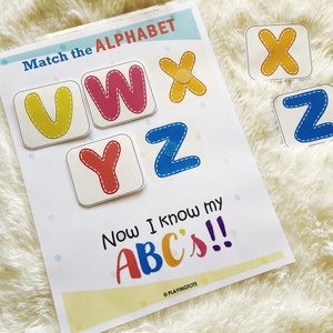 Matching Activities Printable, Toddler Busy Book Pages, Toddler ...