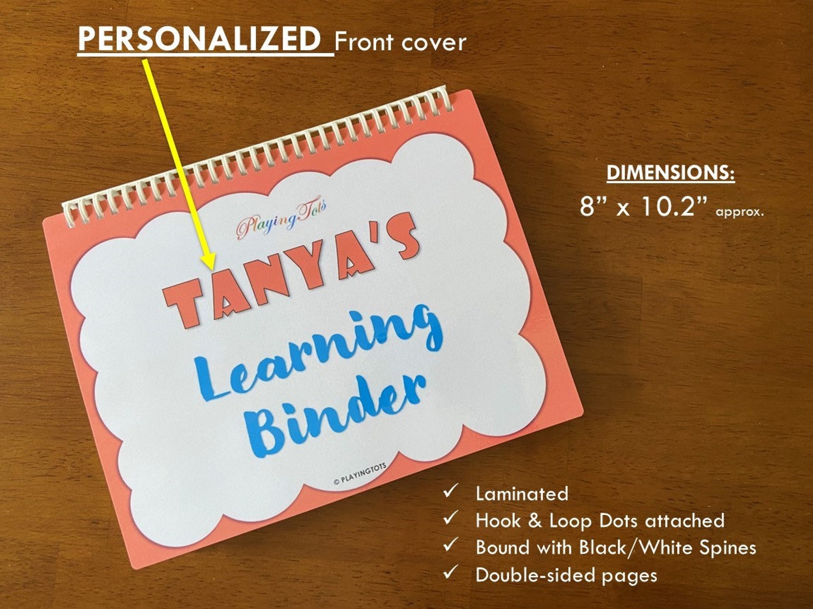 Personalized Toddler Learning Binder Fully Assembled Busy - Etsy