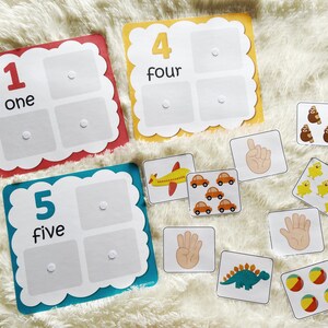 Counting Practice Activity Printable, Learn to Count, Preschool Math ...