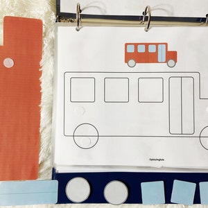 Vehicles Activity Sheets Printable for Busy Book Toddlers - Etsy