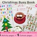 Fun Christmas Toddler Busy Book Printable Winter Learning | Etsy