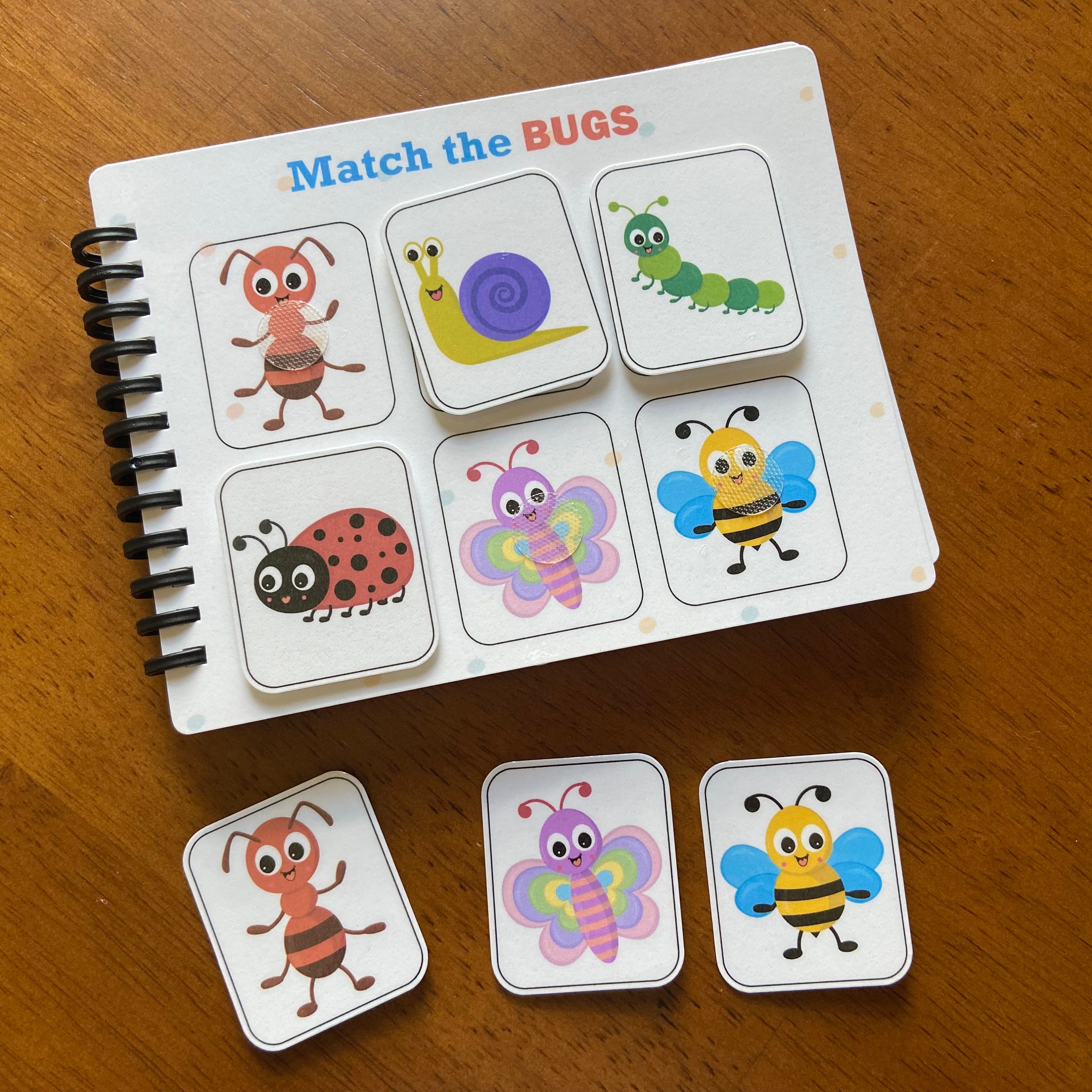 Toddler Mini Busy Book VOL1, Fully Assembled, First Learning Binder ...