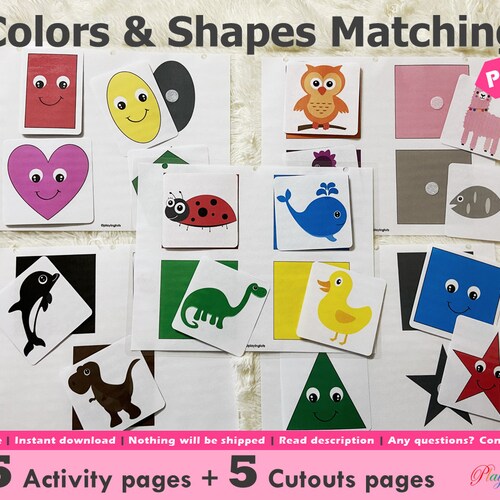 Toddler Busy Book Printable Learning Folder Quiet Book - Etsy