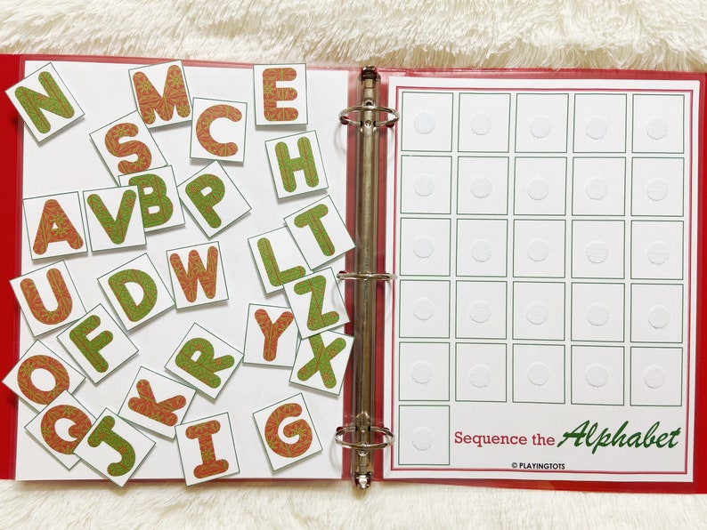 Fun Christmas Toddler Busy Book Printable Winter Learning | Etsy