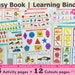 Preschool Learning Binder Printable Toddler Busy Book Quiet - Etsy Canada