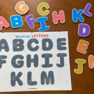 Matching Activities Printable, Toddler Busy Book Pages, Toddler ...