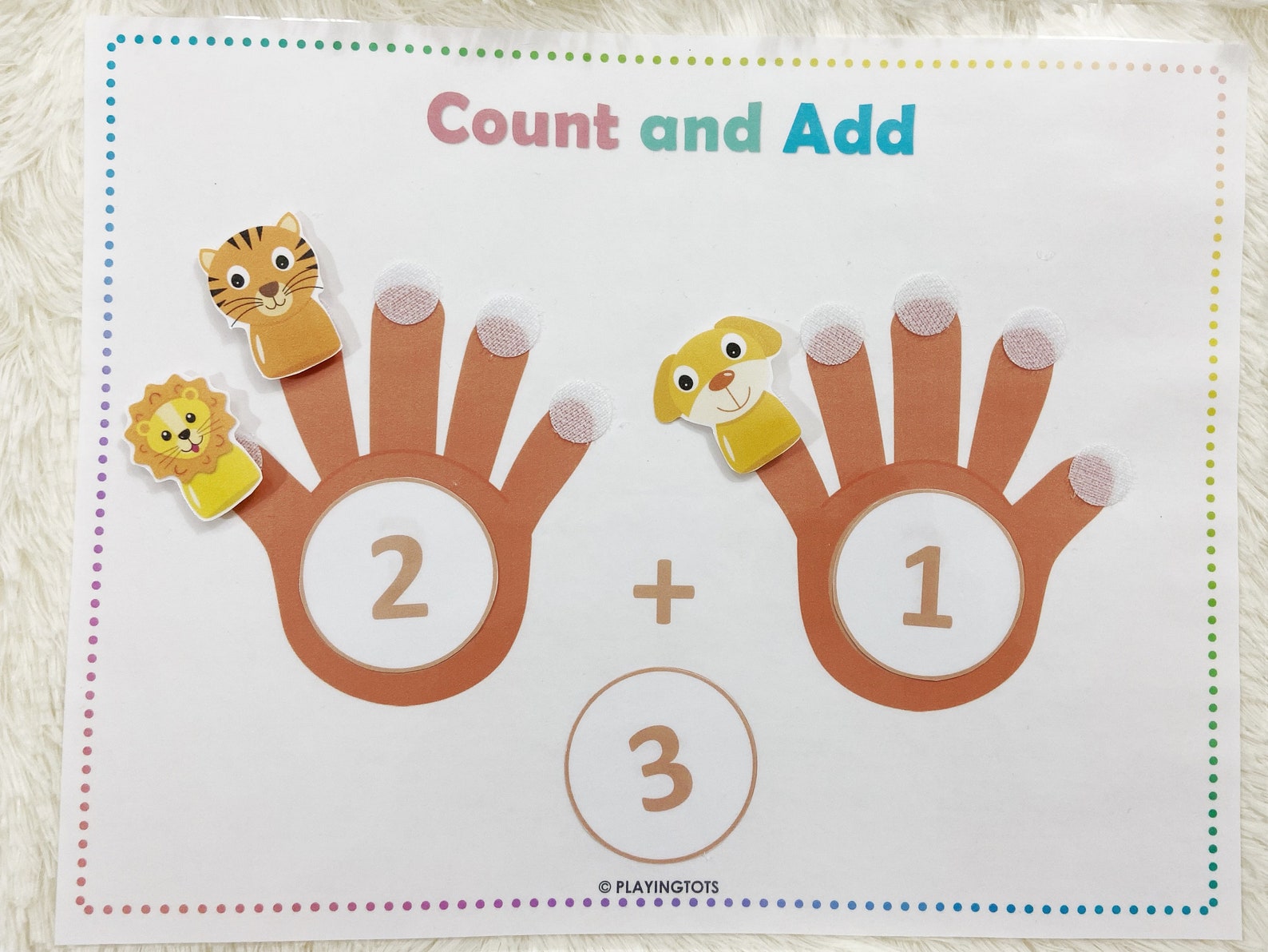 Addition Practice Printable Addition Game Counting Practice - Etsy