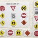 Road Traffic Signs Matching Activity Printable for Toddlers and ...
