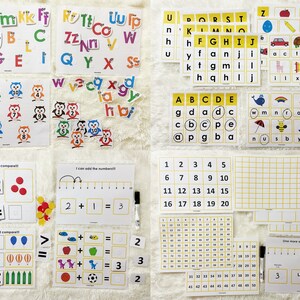 Toddler Busy Book Printable, Learning Folder, Quiet Book, Homeschool ...