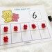 Bear Counters Learning Mats Printable Learning Binder Busy - Etsy