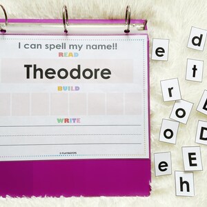Editable 8 Letter Name Spelling Practice Activity Printable, Name ...