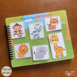 Toddler Busy Book, Fully Assembled, First Learning Binder, Fun Quiet ...
