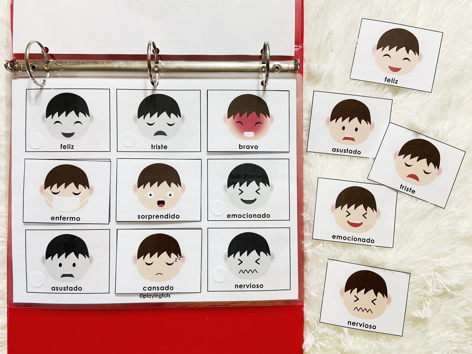 Body Parts Printable in Spanish Toddler Busy Books Activity - Etsy