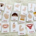 Body Parts Flashcards Printable, Montessori 3 Part Cards, Toddler ...