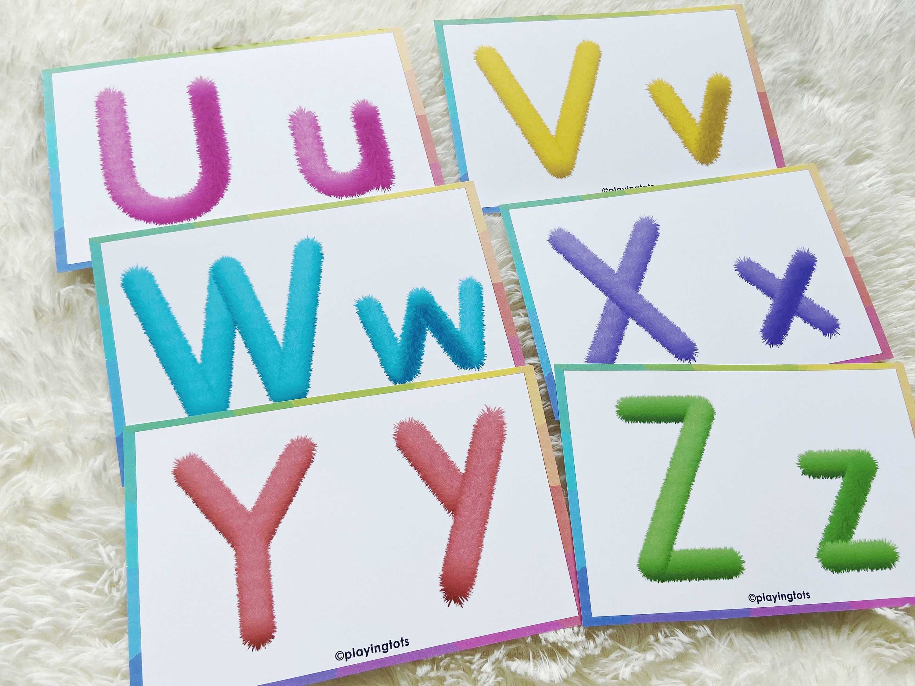Alphabet Playdoh Cards Printable Uppercase and Lowercase - Etsy