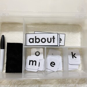 Sight Words Activity Printable Read Build and Write Sight - Etsy