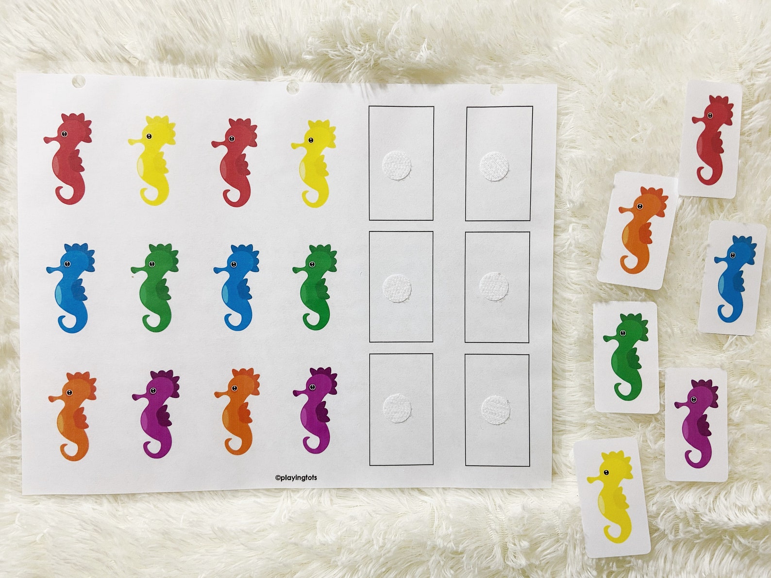 Sea Animals Toddler Busy Book Quiet Book Home School | Etsy