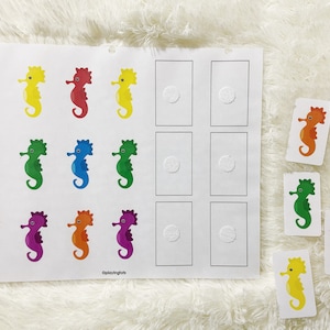 Sea Animals Toddler Busy Book, Quiet Book, Home School Activity Binder ...