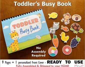 Toddler Quiet Book | Etsy