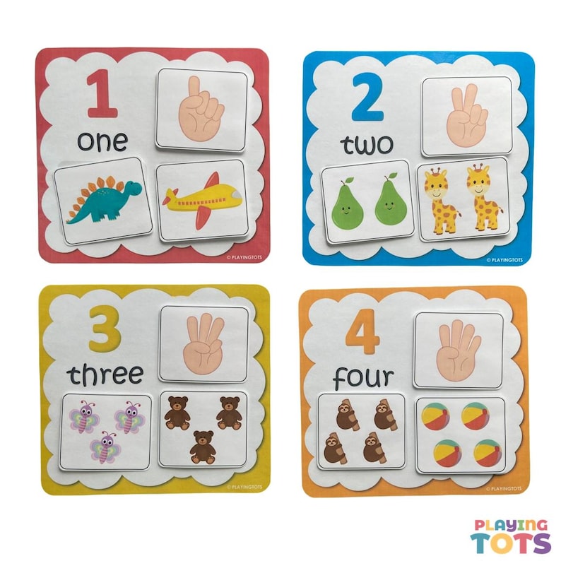 Counting Practice Activity Printable, Learn to Count, Preschool Math ...