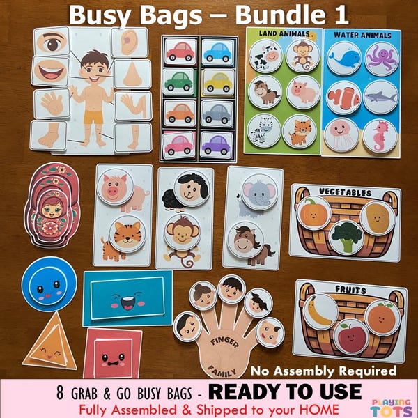Toddler Busy Bag - Etsy