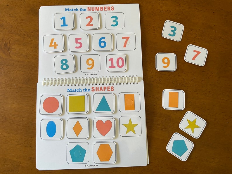 Personalized Toddler Learning Binder Fully Assembled Busy - Etsy