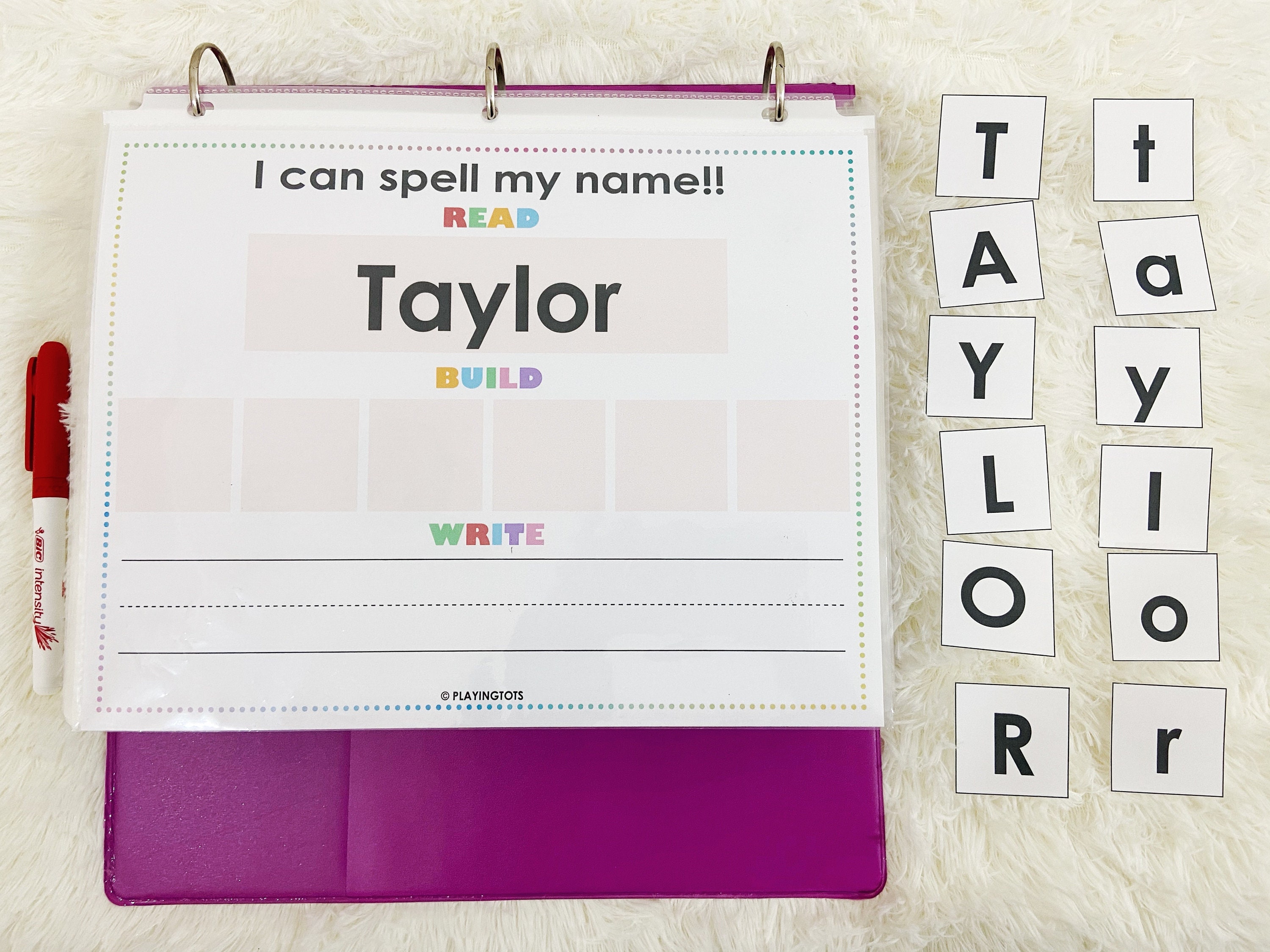 Editable 6 Letter Name Spelling Practice Activity Printable - Etsy