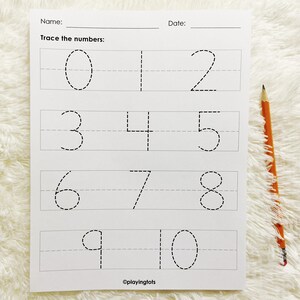 Alphabet Worksheets Printable Number Worksheets Printable - Etsy