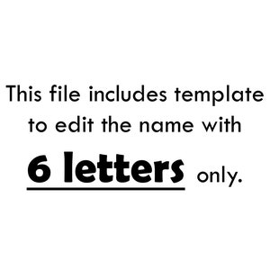 Editable 6 Letter Name Spelling Practice Activity Printable, Name ...