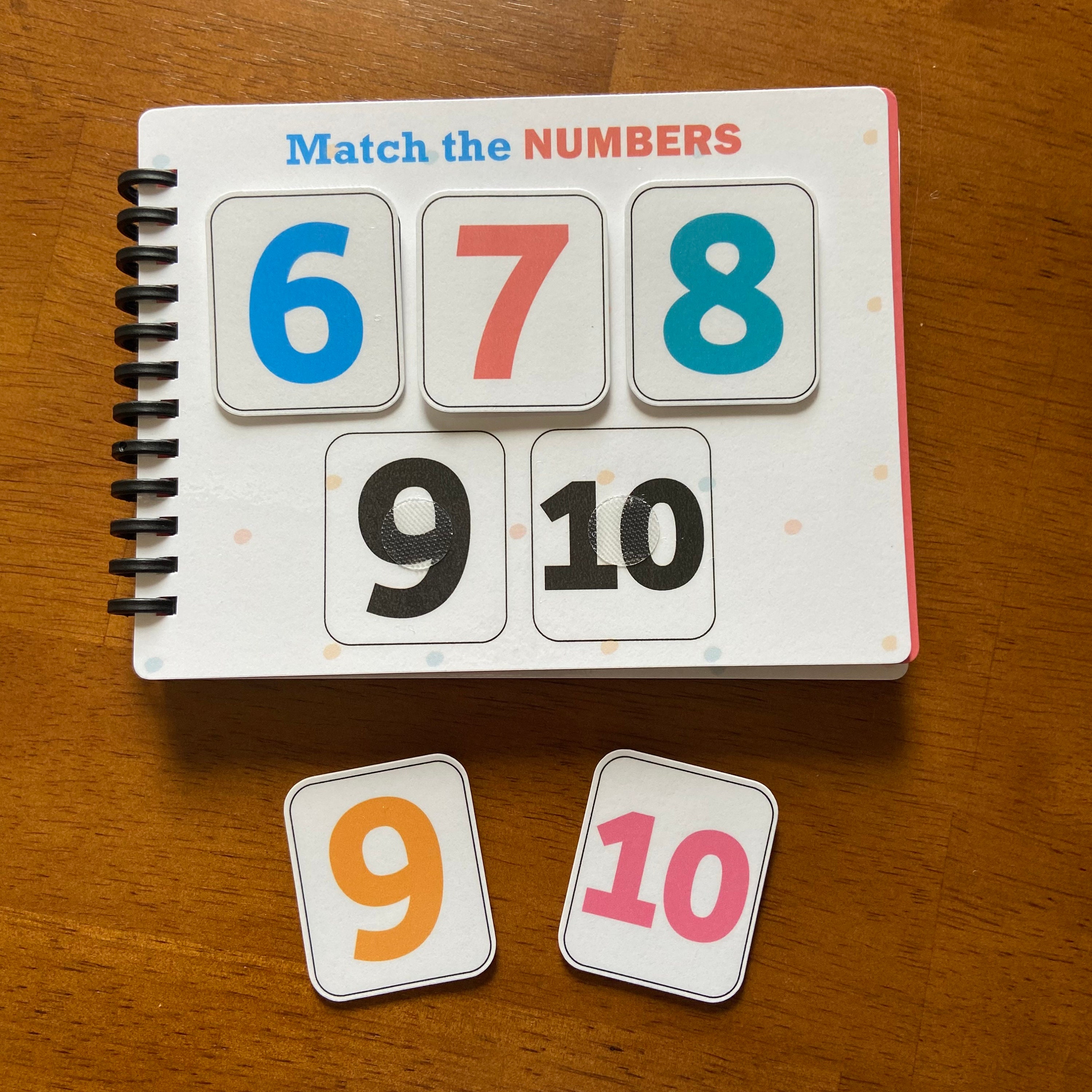Toddler Mini Busy Book VOL2, Fully Assembled, First Learning Binder ...