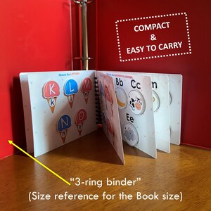 Alphabet and Beginning Sounds, Toddler Mini Busy Book, Fully Assembled ...