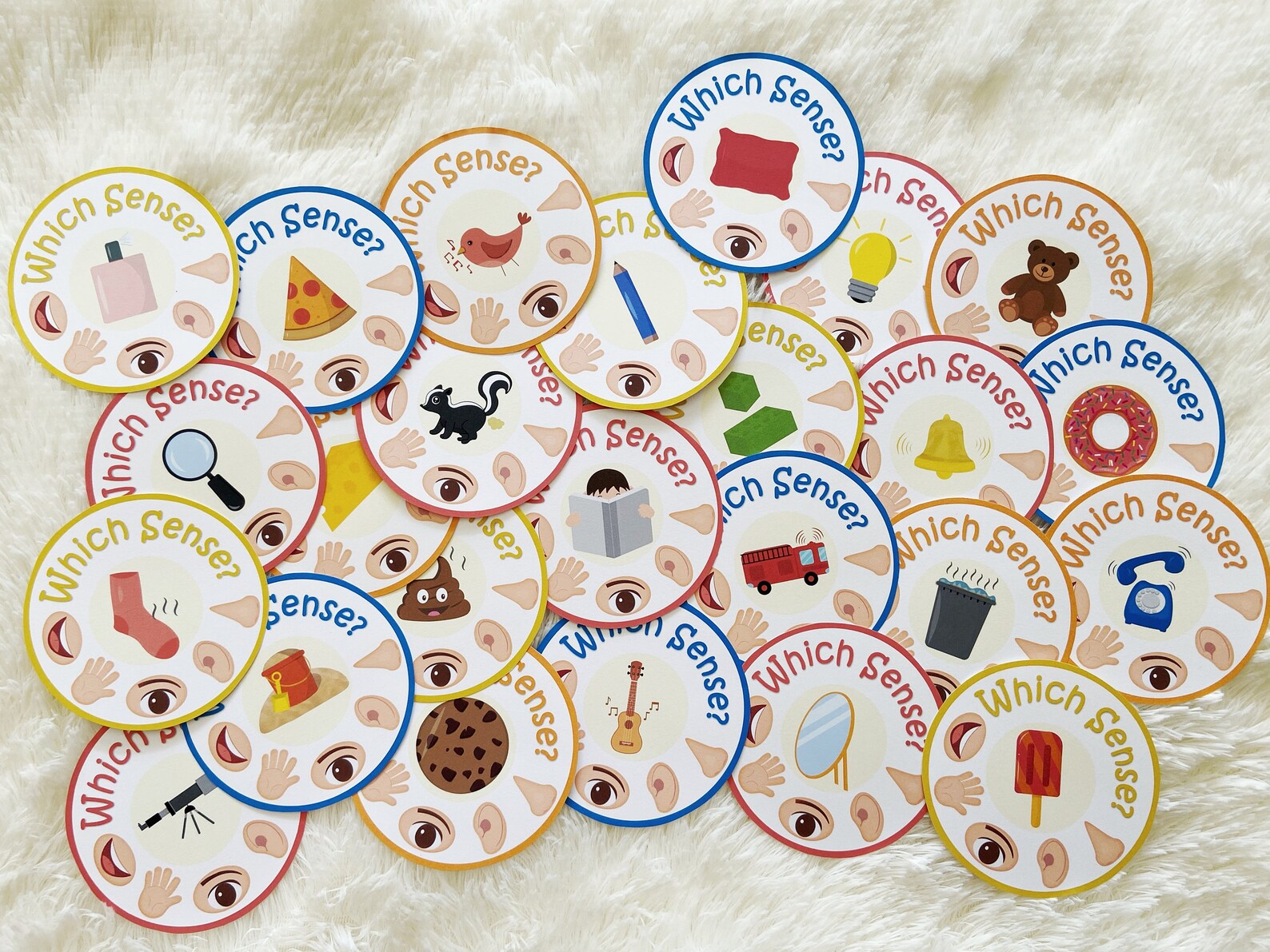 Five Senses Match and Clip Activity Printable, 5 Senses Matching ...