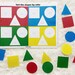 Colors and Shapes Sorting Activity Printable Toddler Busy - Etsy Canada