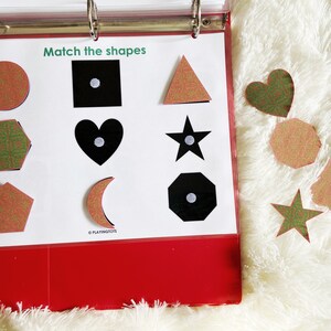 Christmas Toddler Busy Book Printable, Winter Learning Binder, Holiday ...