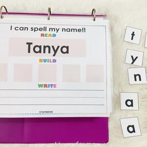 Editable 5 Letter Name Spelling Practice Activity Printable, Name ...