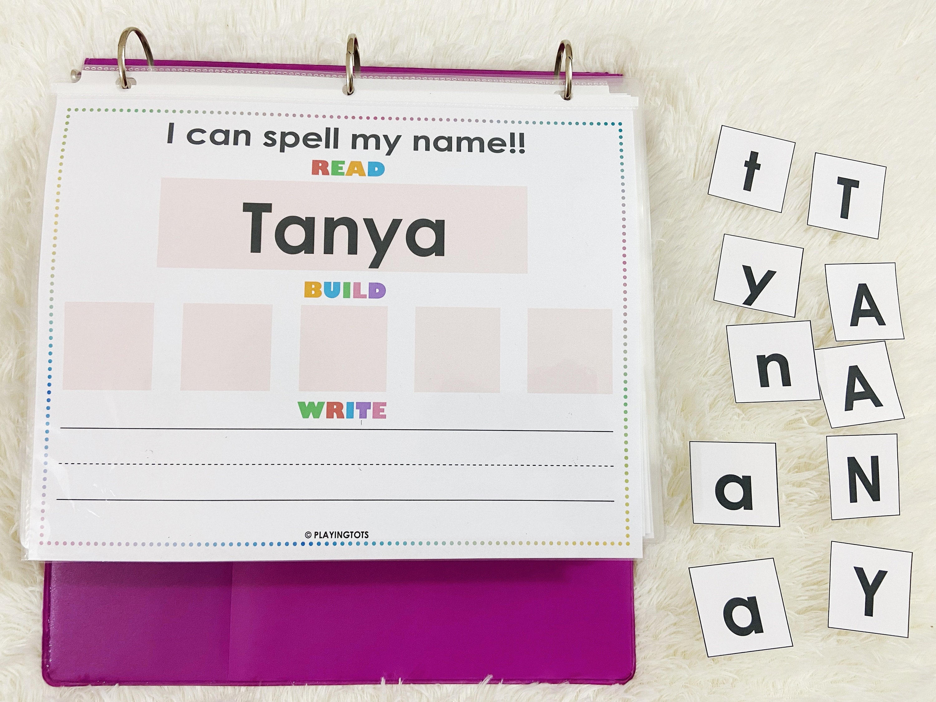 Editable 5 Letter Name Spelling Practice Activity Printable - Etsy