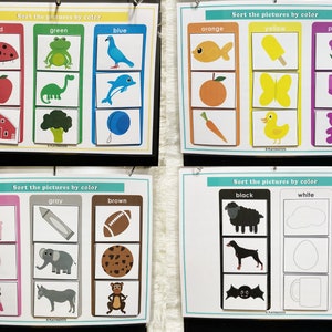 Preschool Learning Binder Printable, Toddler Busy Book, Quiet Book ...