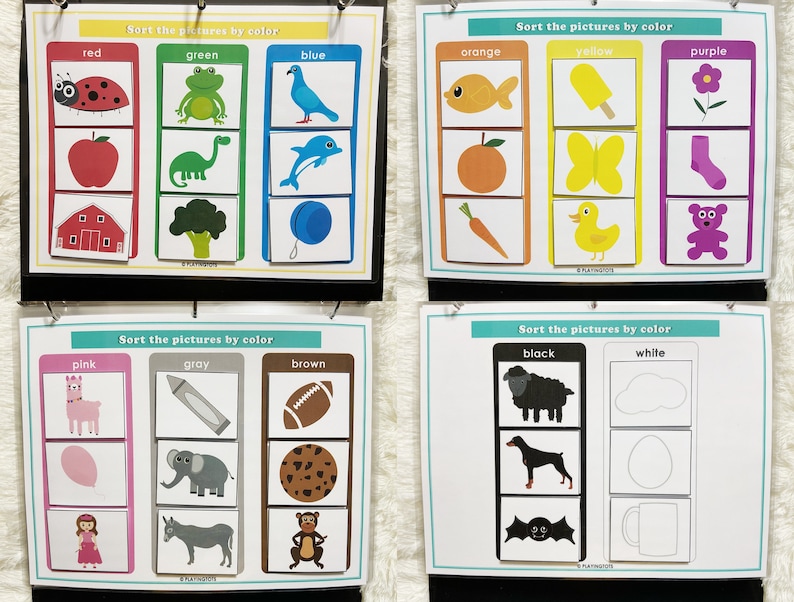 Preschool Learning Binder Printable, Toddler Busy Book, Quiet Book ...