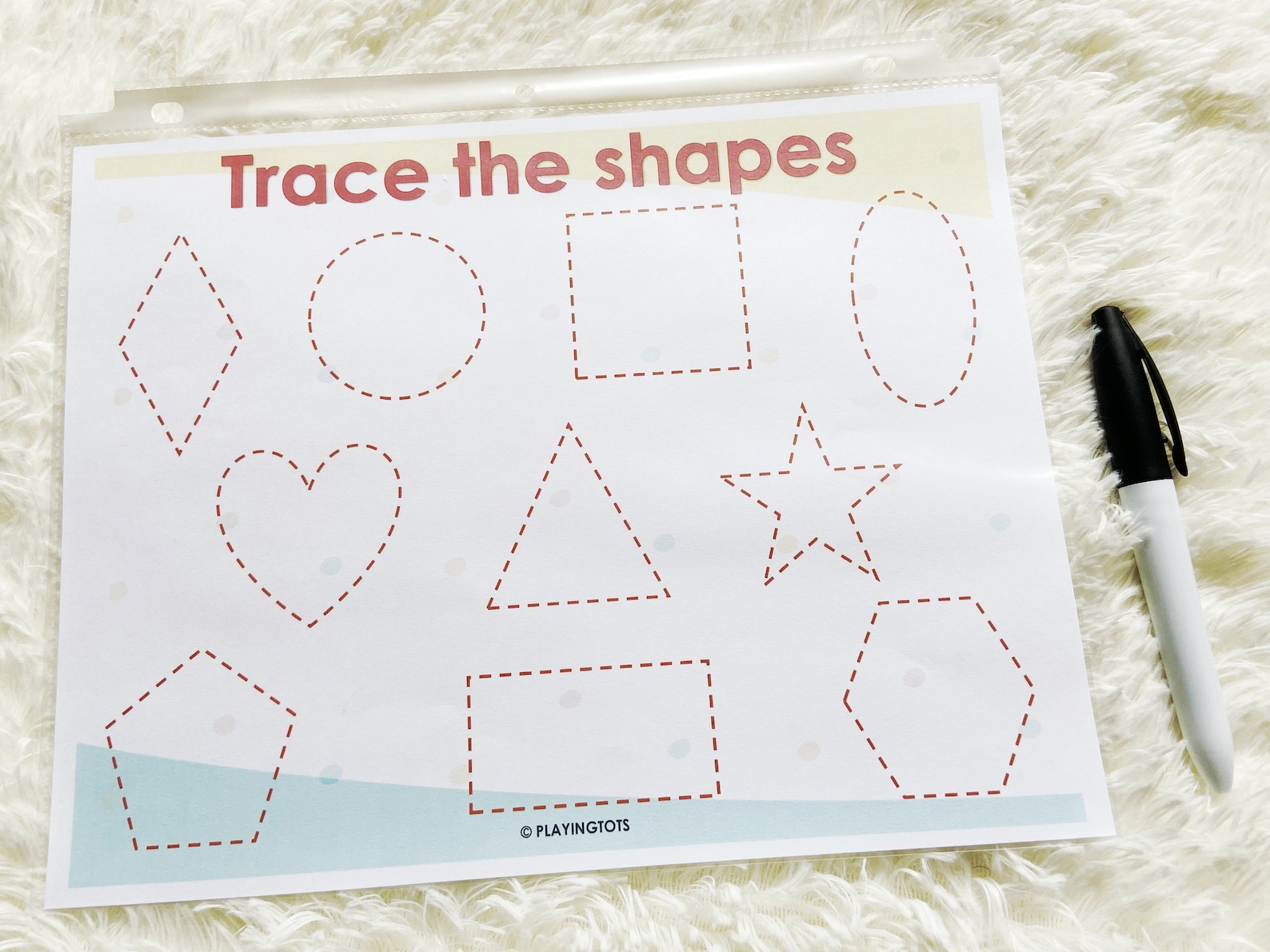 Shapes Busy Book Printable Toddler Busy Book Learning - Etsy