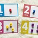 Counting Practice Activity Cards Printable, Numbers 1 to 10, Numbers ...