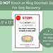 Dog RECOVERY Door SIGN Printable PDF Instant Download - Etsy