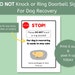 Dog RECOVERY Door SIGN Printable PDF Instant Download - Etsy