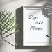 Dogs Are Magic Digital Download Art Print | Printable Dog Quote - Etsy