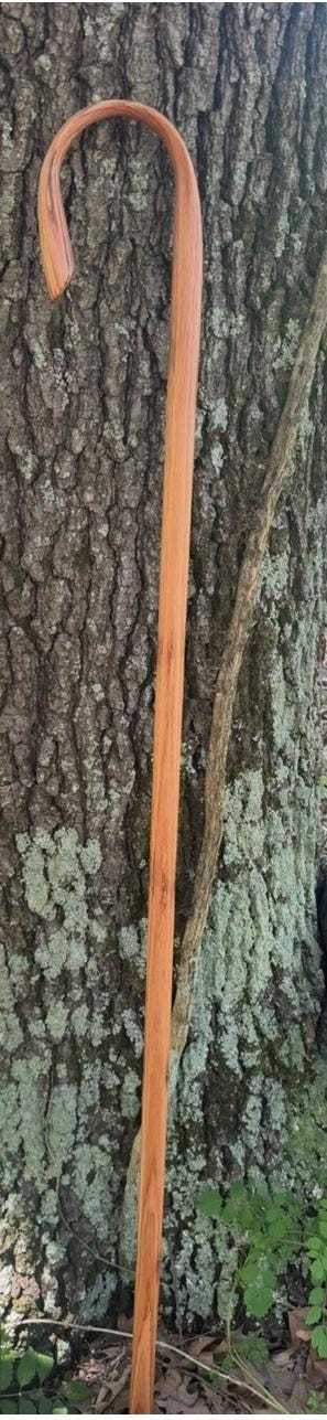 Oak Shepherd's Staff 60" Length. Sometimes Called a Crook or a Stockman ...