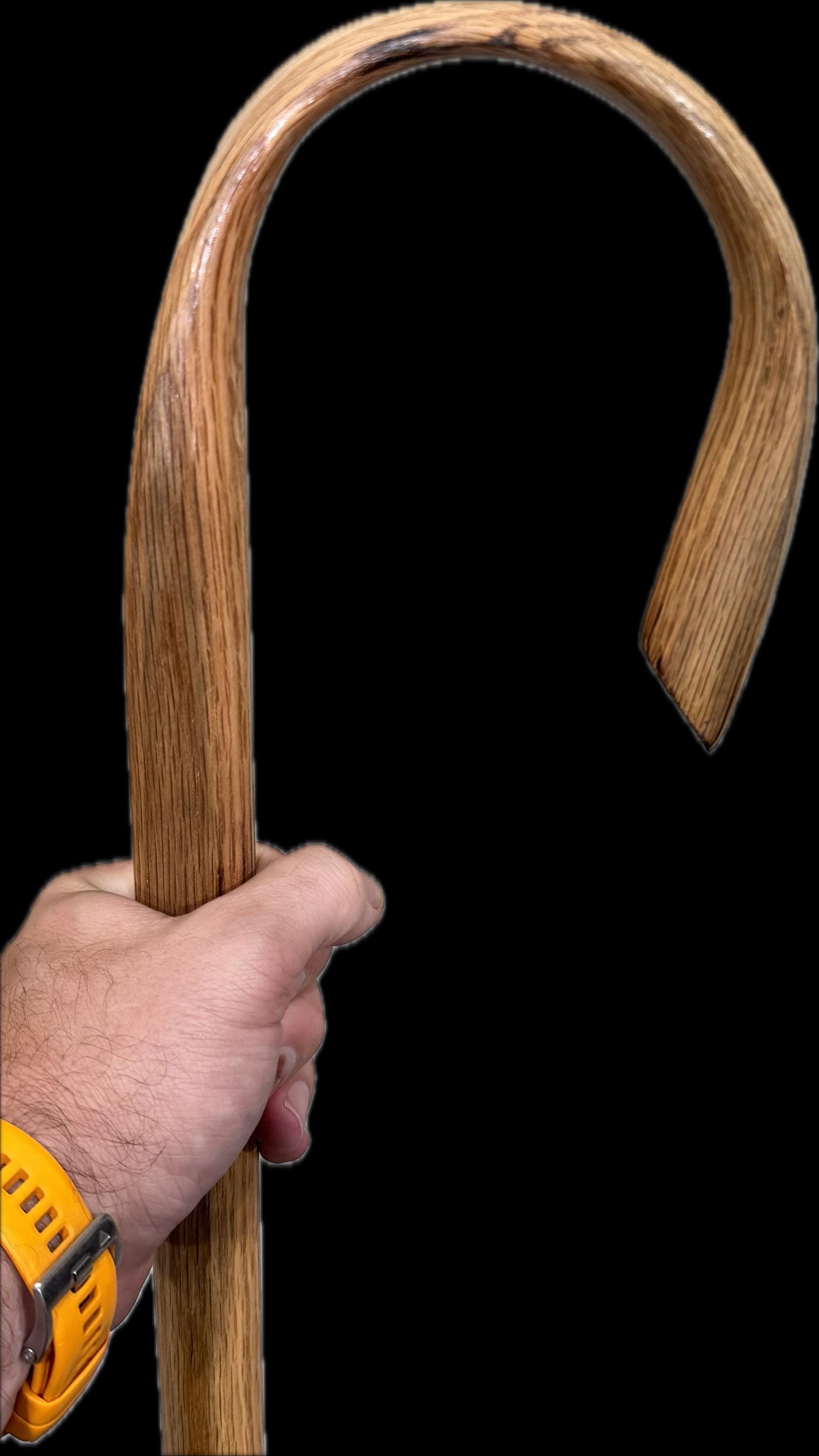 Oak Shepherd's Staff 60" Length. Sometimes Called a Crook or a Stockman ...